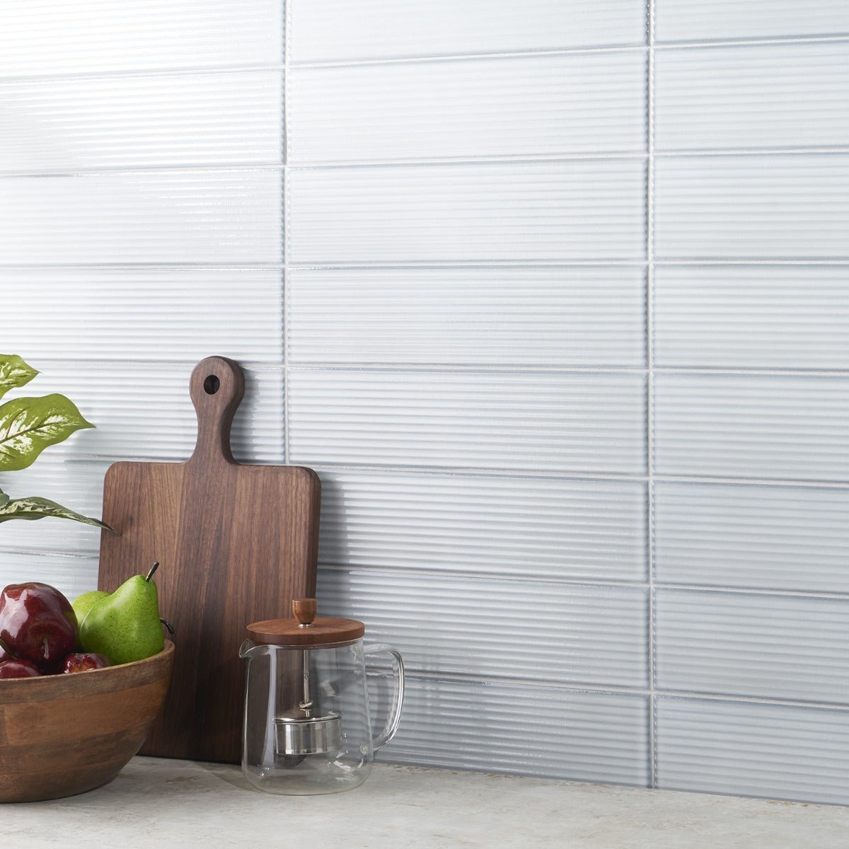 Stacy Garcia ArtBlock Fluted Azure 4x16 Glossy Porcelain Tile – PROARB