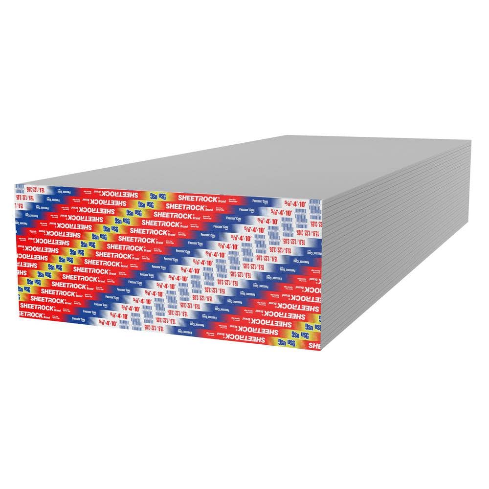 USG Sheetrock Brand 5/8 in. x 4 ft. x 10 ft. Firecode X Drywall – PROARB