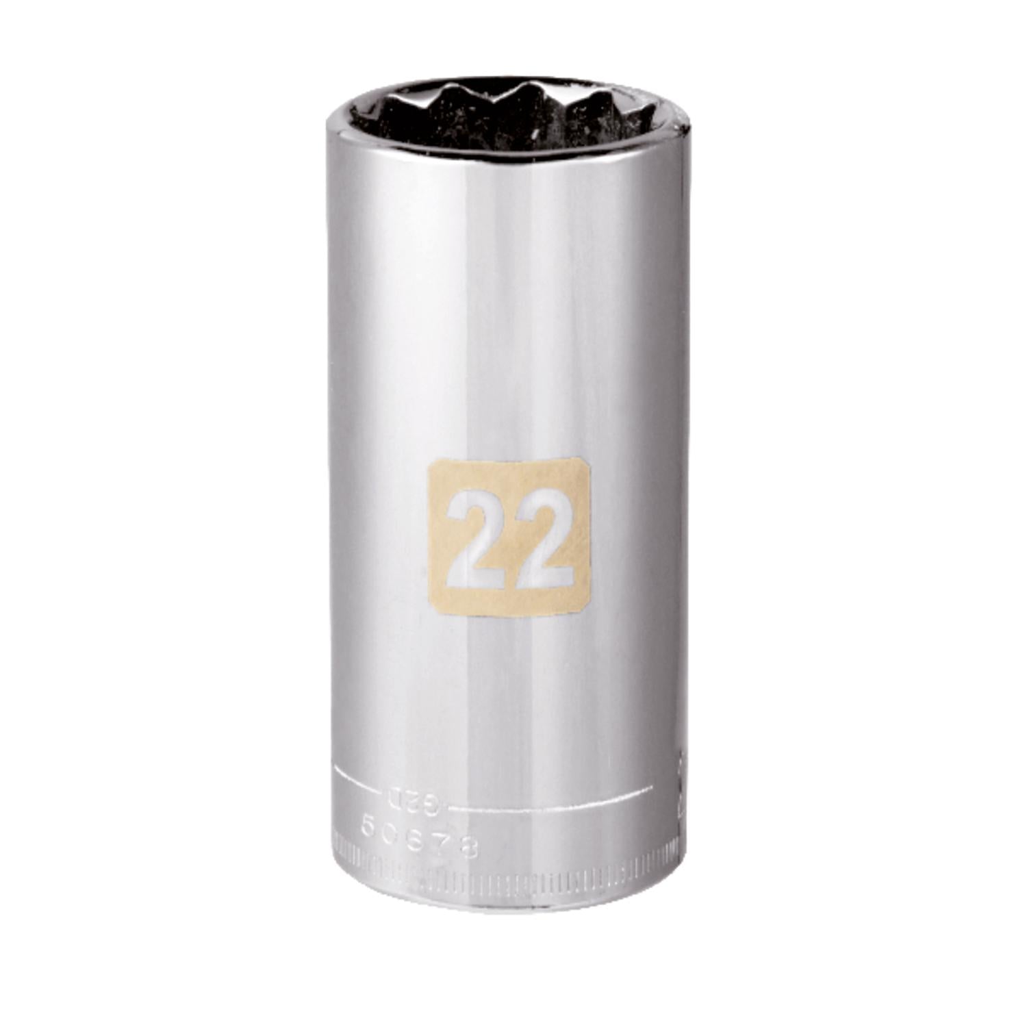 Craftsman 22 mm Metric 12 Point Deep Socket, 3/8 in. Drive – PROARB