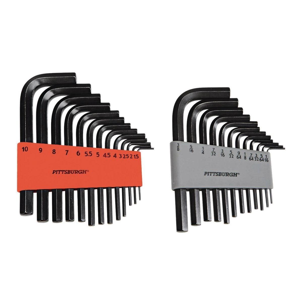 SAE & Metric Hex Key Set, 25 Pc. – PROARB