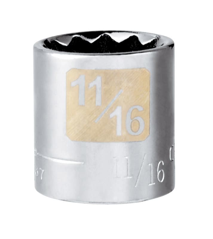 Craftsman 11/16 in. SAE 12 Point Standard Socket – PROARB