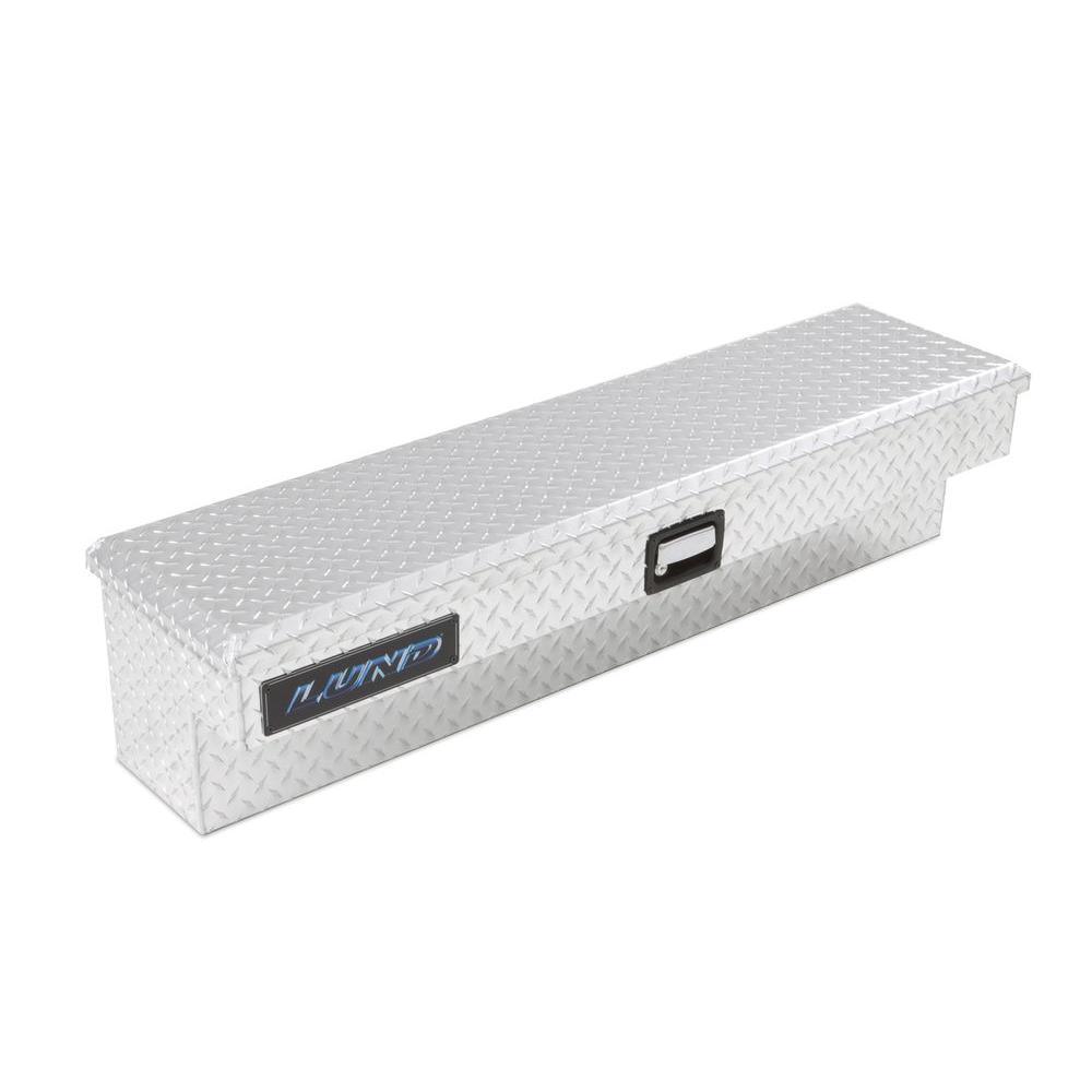 Lund 70 in Aluminum Side Mount Storage Truck Tool Box with mounting ha ...