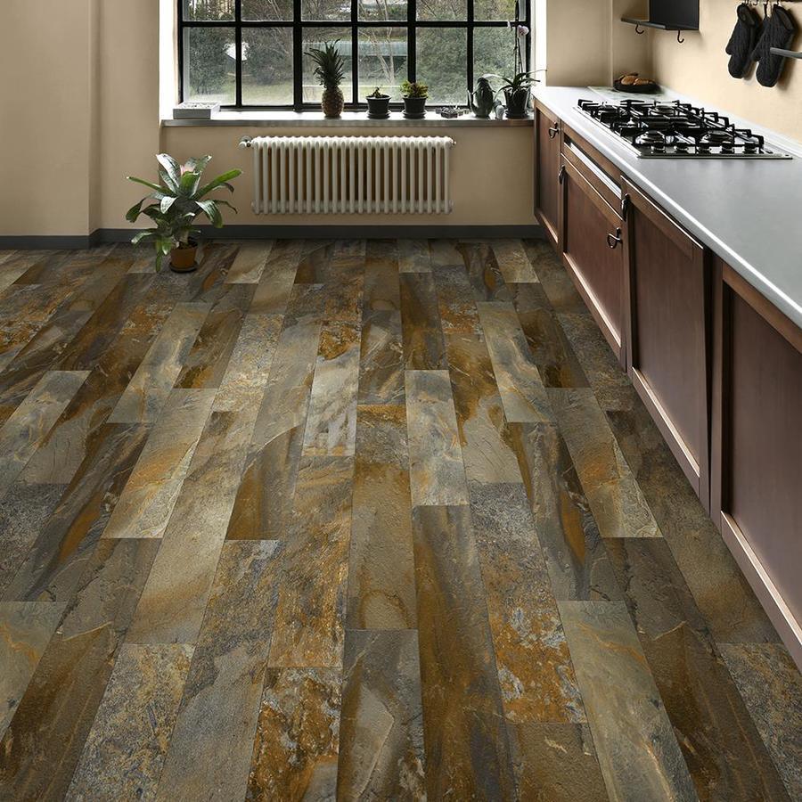 Congoleum Airstep Evolution- Rockport Autumn Leaves Sheet Vinyl (Cut-t ...