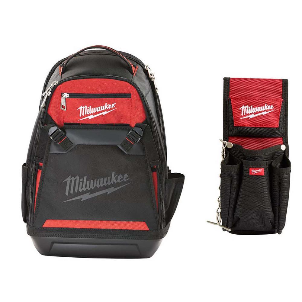 10 in. Jobsite Backpack with 7-Pocket Compact Utility Pouch – PROARB