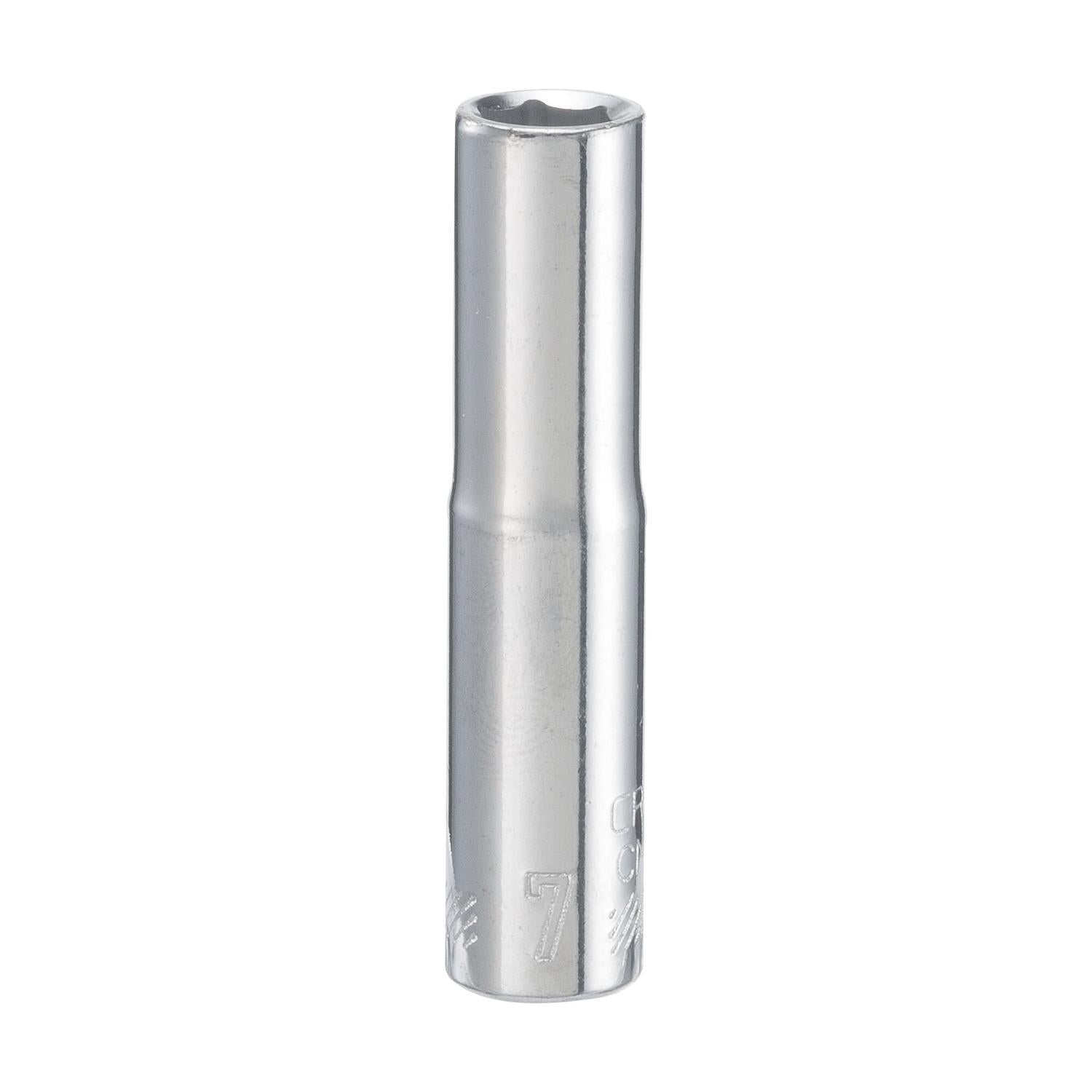 Craftsman 7mm Deep Socket, 1/4 in. Drive, 6 Point – PROARB