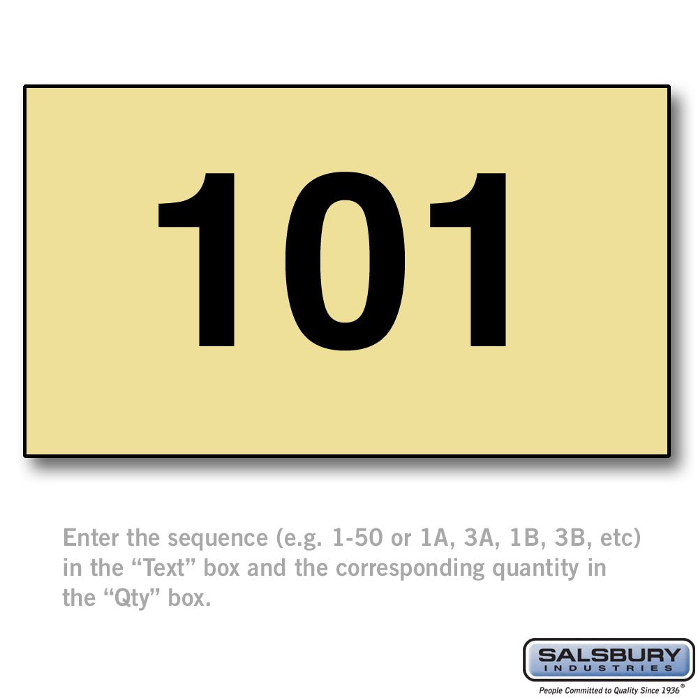 Custom Engraved Self-Adhesive Placard for Americana Mailbox Door – PROARB