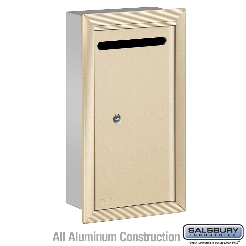 Slim Recessed Mounted Letter Box with Commercial Lock - Sandstone – PROARB
