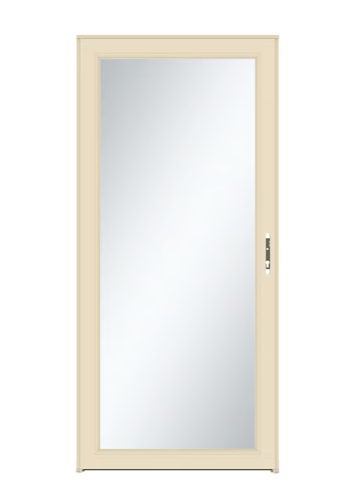 LARSON Signature Selection 32-in x 81-in Almond Full-view Interchangea ...