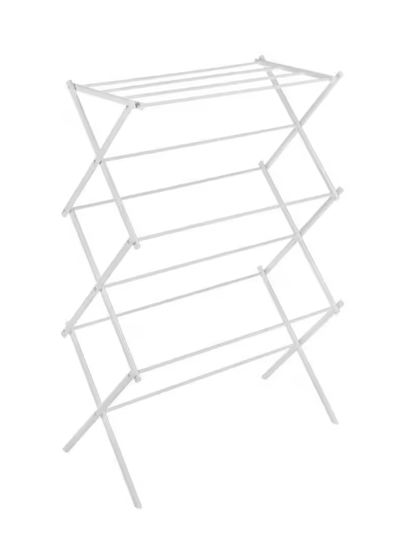 White Wire Collection 29.5 in. x 41.75 in. Folding Drying Rack – PROARB