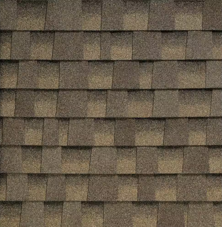 TimberCrest 10 in. Width Aged Chestnut Bullnose Hip and Ridge Cap Shin ...