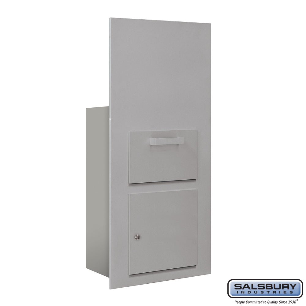 Collection Unit for 7-Door High 4B+ Mailbox Units - Aluminum - Front L ...
