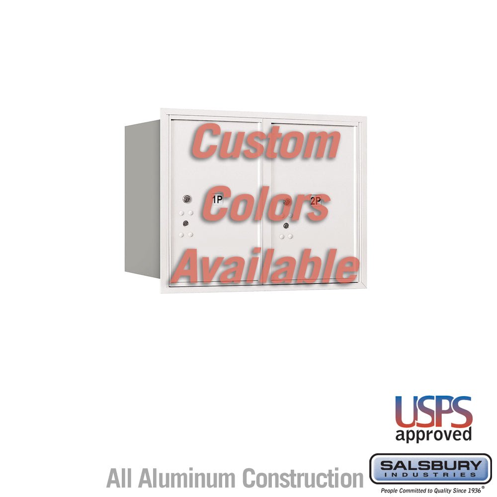 Recessed Mounted 4C Parcel Locker - Double Column, Rear Loading – PROARB