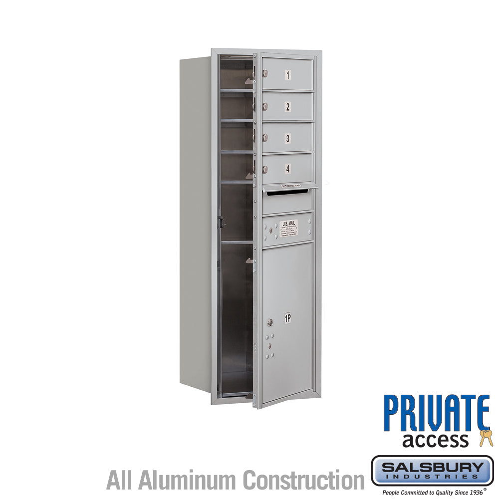 11 Door High Recessed Mounted 4C Horizontal Mailbox with Parcel Locker ...