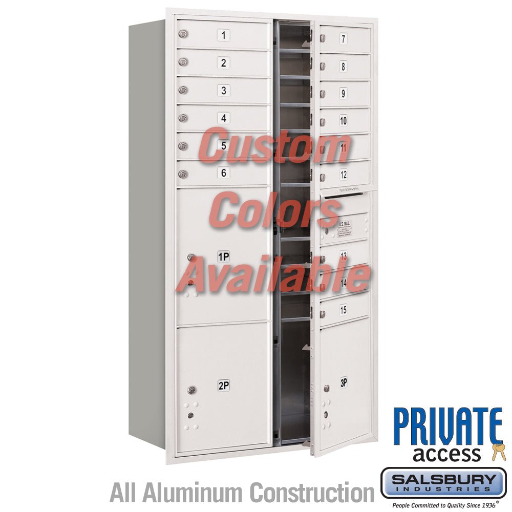 Recessed Mounted 4C Horizontal Mailbox with Master Commercial Locks ...