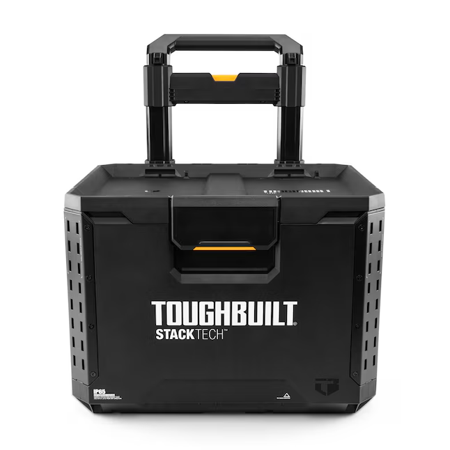 TOUGHBUILT STACKTECH 22.3-in W x 26-in H Black Plastic/Metal Wheels To ...