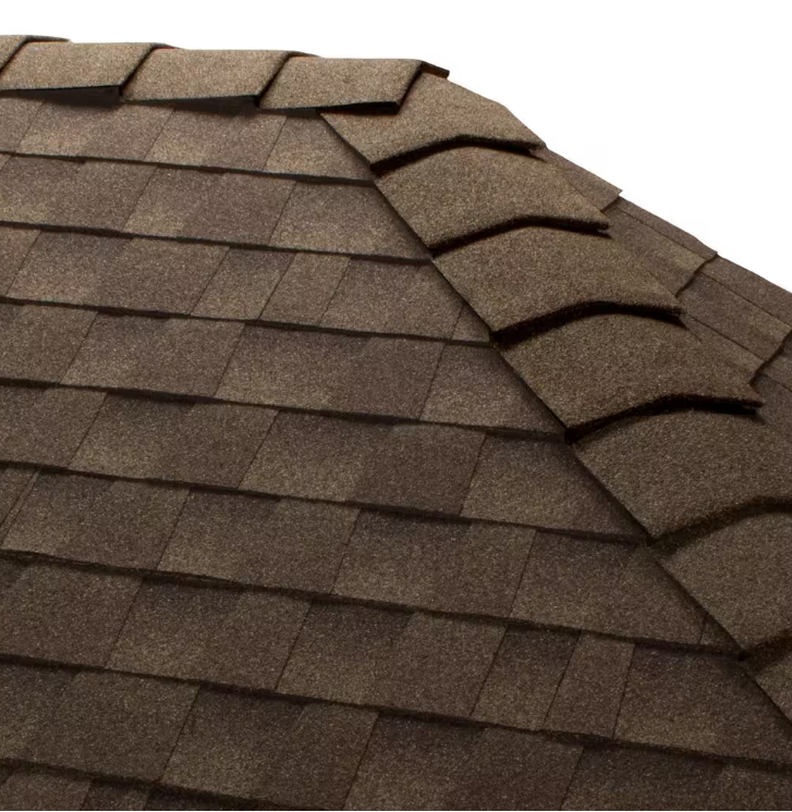 TimberCrest 10 in. width Sagewood Bullnose Hip and Ridge Cap Shingles ...