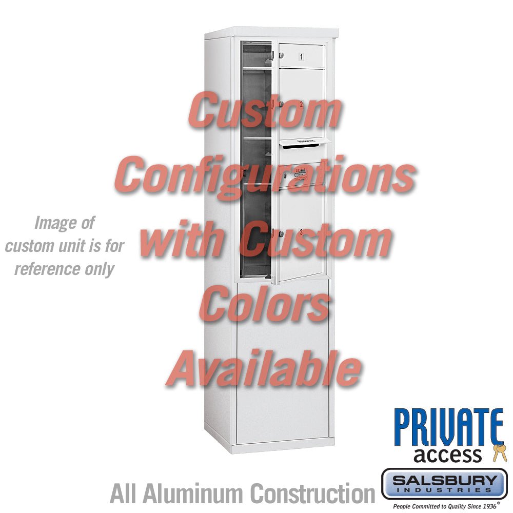 Free-Standing 4C Horizontal Mailbox Unit - 10 Door High - Custom Color ...