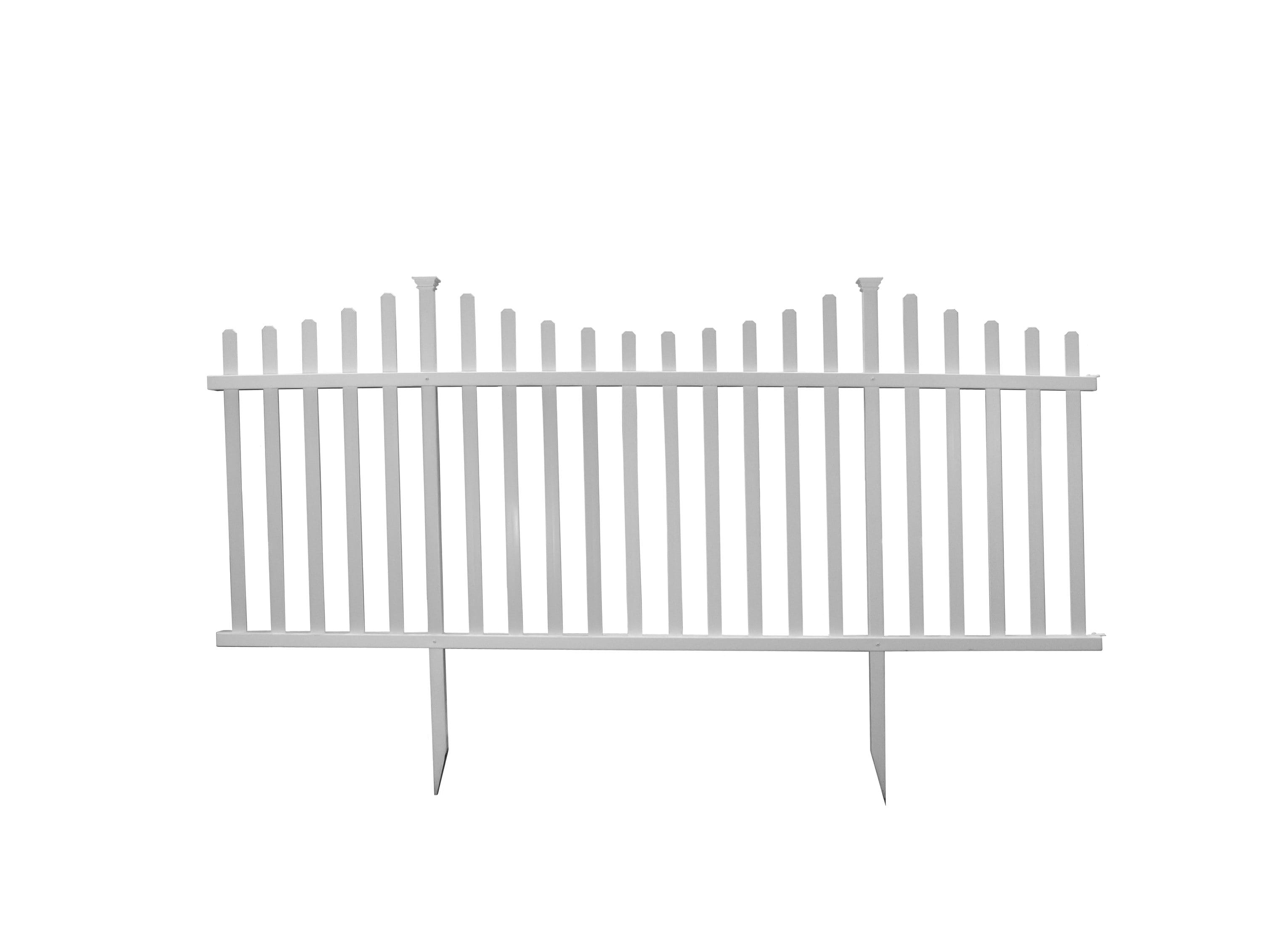 Zippity Outdoor Products Manchester 2 Panels 3.5-ft H x 7.5-ft W White ...