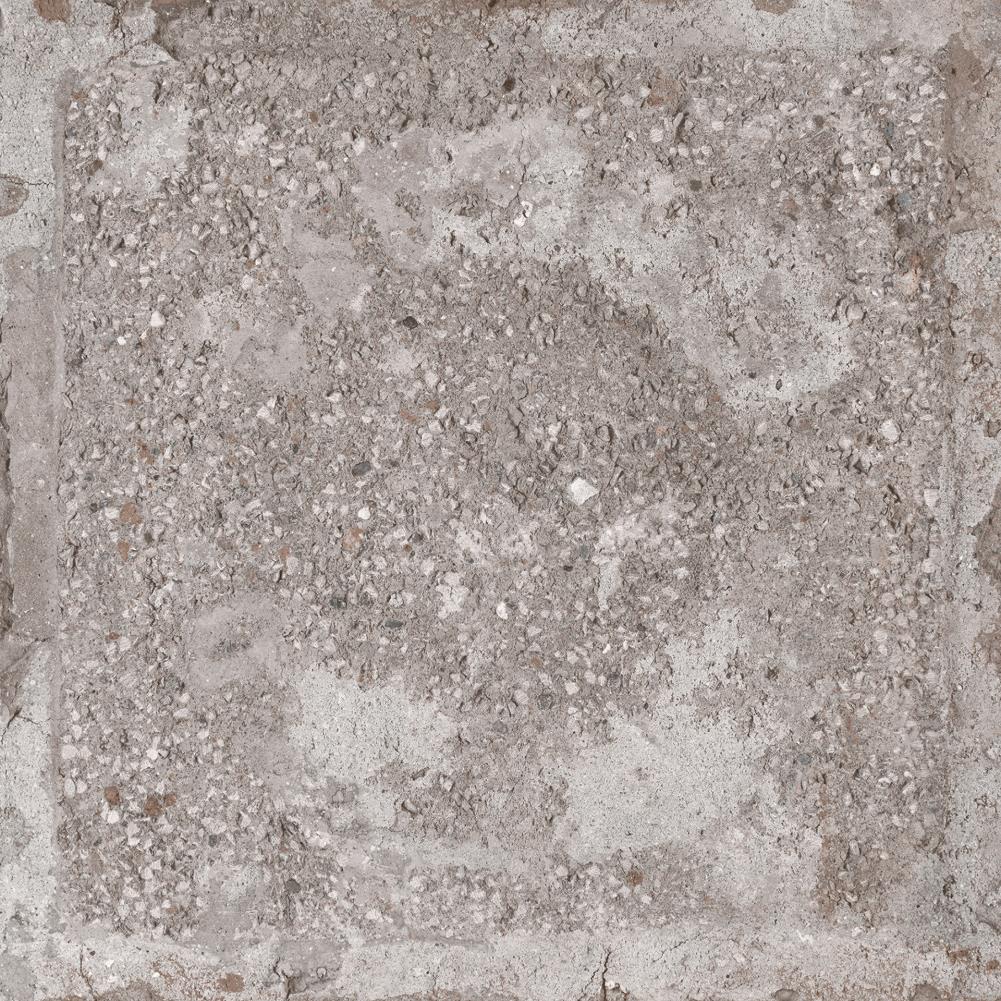 Giorbello (Sample) Piazza Tiles Gray 8-in x 8-in Glazed Porcelain Ceme ...