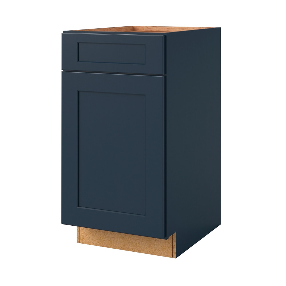 allen + roth Port 18-in W x 34.5-in H x 24-in D Navy 1-Drawer Base Ful ...