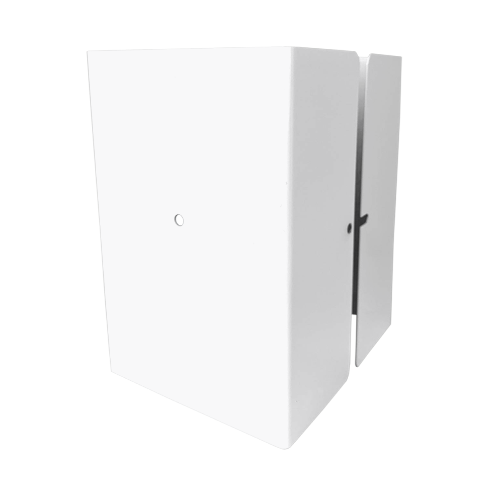 Fence Armor Pro Protection Post Guard 4-in Powder Coated White Galvani ...