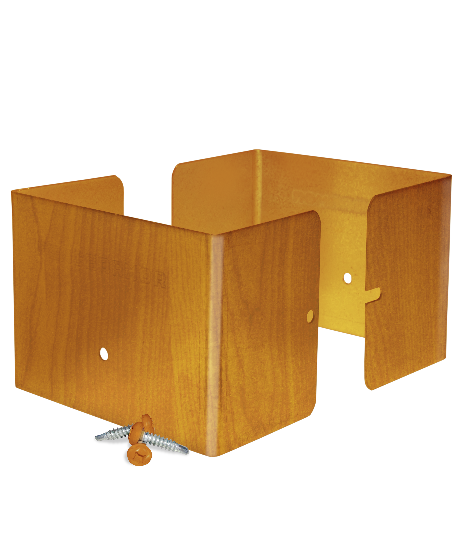 Fence Armor Full Protection Post Guard 3.5-in Powder Coated Decoral Re ...