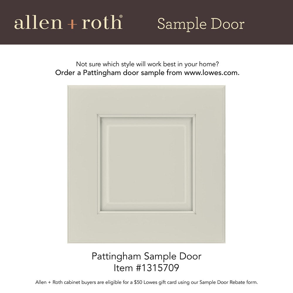 allen + roth Pattingham 42-in W x 34.5-in H x 24-in D Harbor Sink Base – PROARB