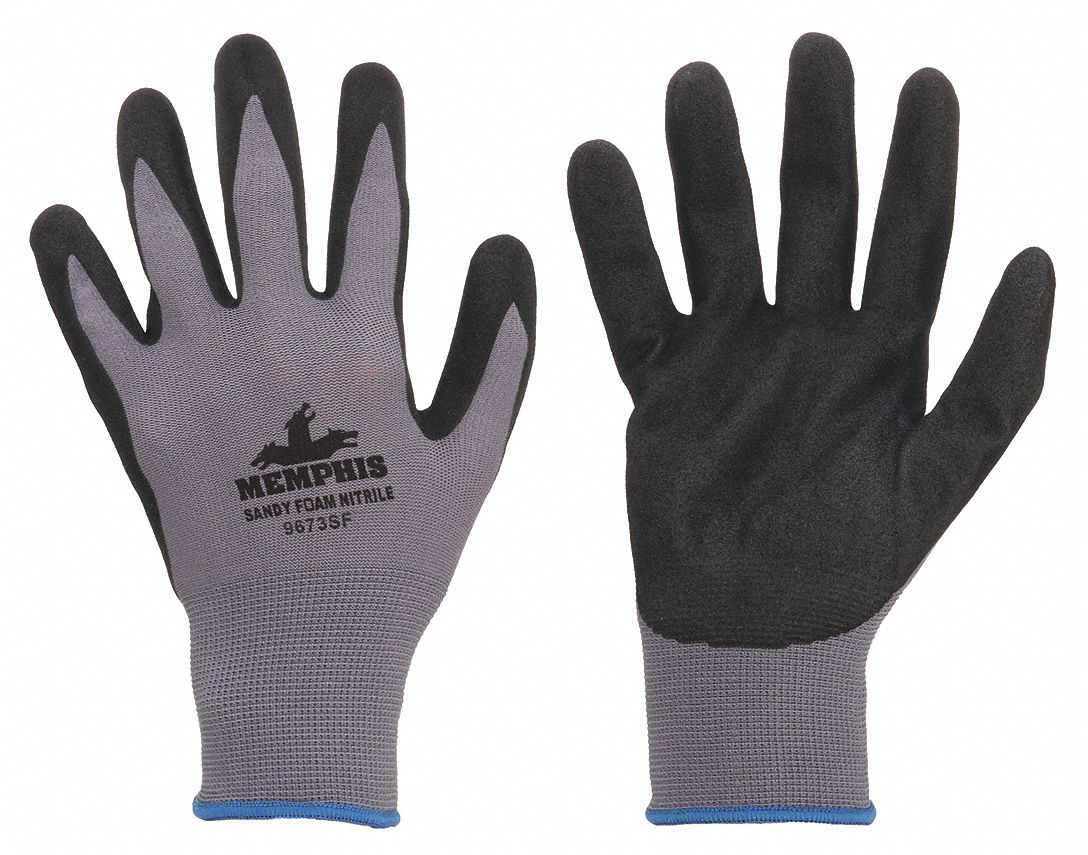 MCR SAFETY Memphis 9673SF Foam Nitrile Coated Gloves, Medium – PROARB