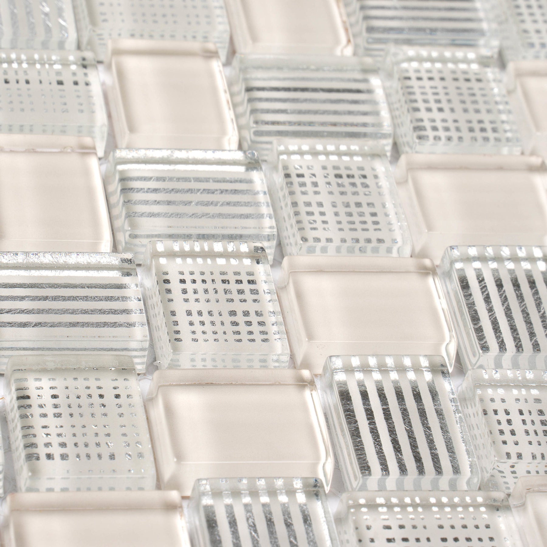 Apollo Tile (Sample) Sparta Gray 4-in x 4-in Polished Marble Basketwea ...