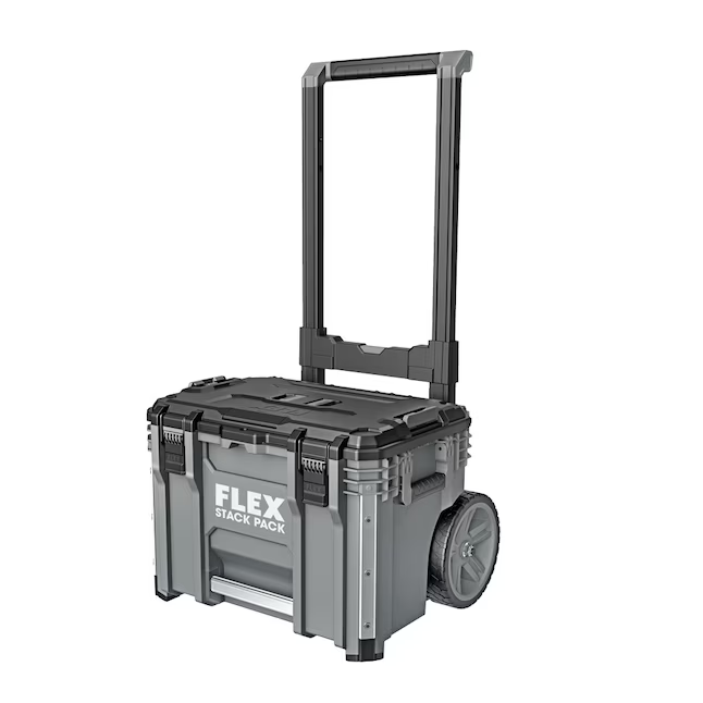 FLEX STACK PACK Rolling Tool Box 22-in W x 26.3-in H Gray Metal Wheels ...