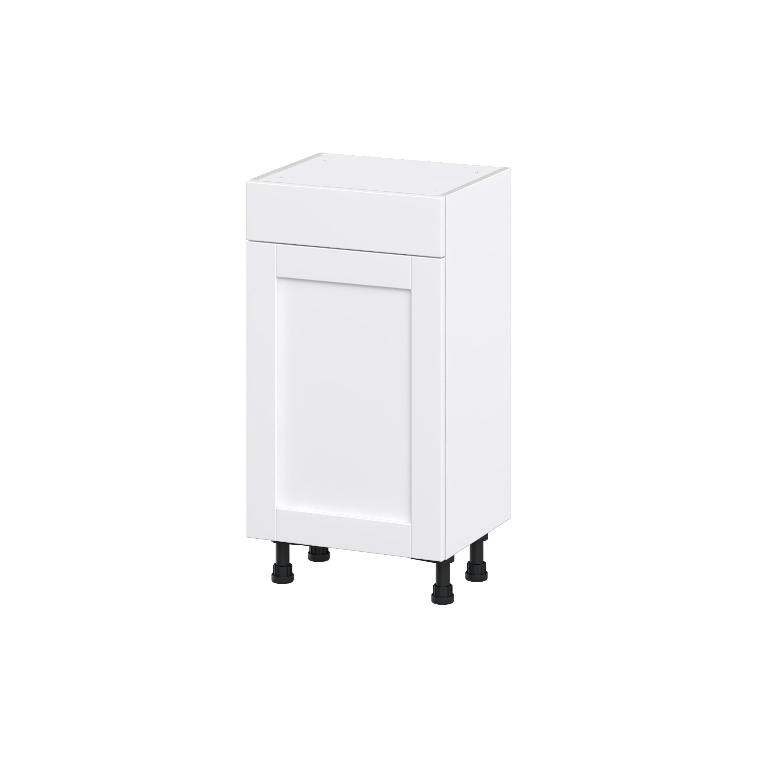 Hugo&Borg Rosemont 18-in W x 34.5-in H x 14-in D Glacier White 1-Drawe ...