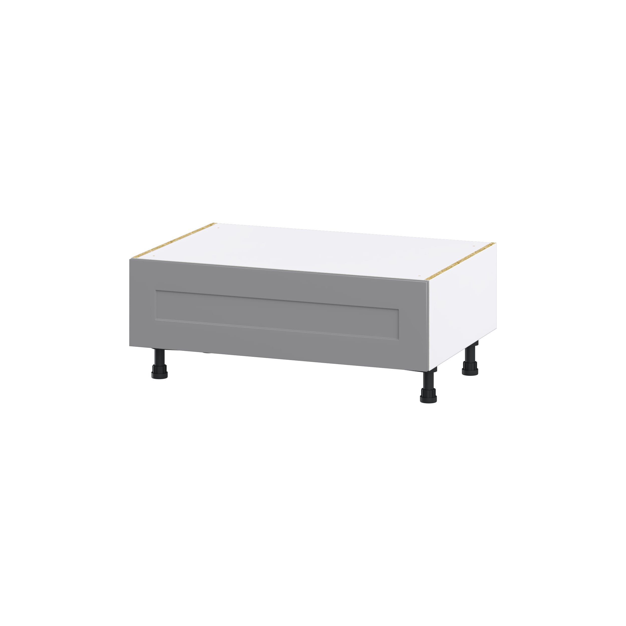 Hugo&Borg Beaumont 36-in W x 14.5-in H x 24-in D Slate Gray 1-Drawer B ...