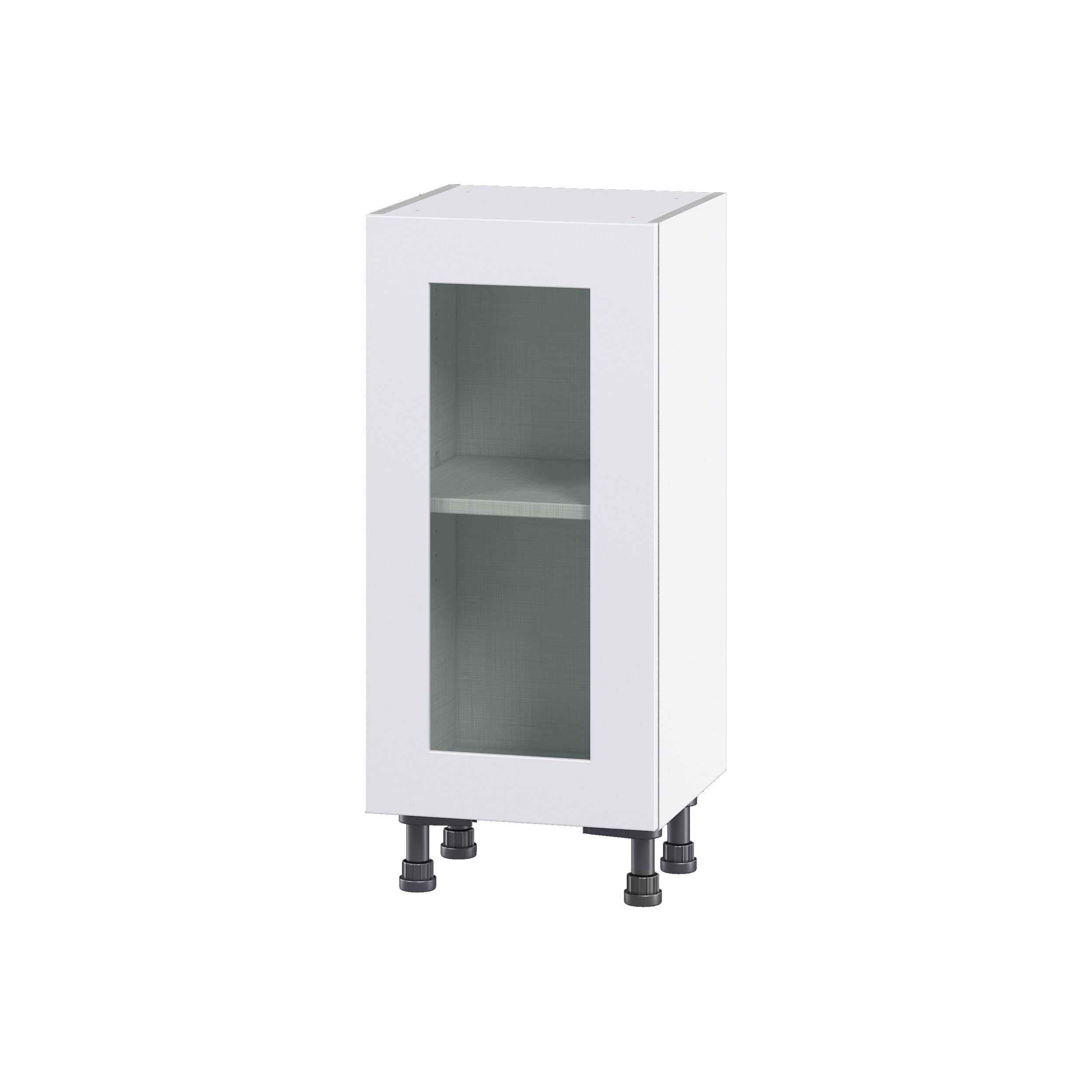 Hugo&Borg Jolie 15-in W x 34.5-in H x 16-in D Warm White Base Fully As ...