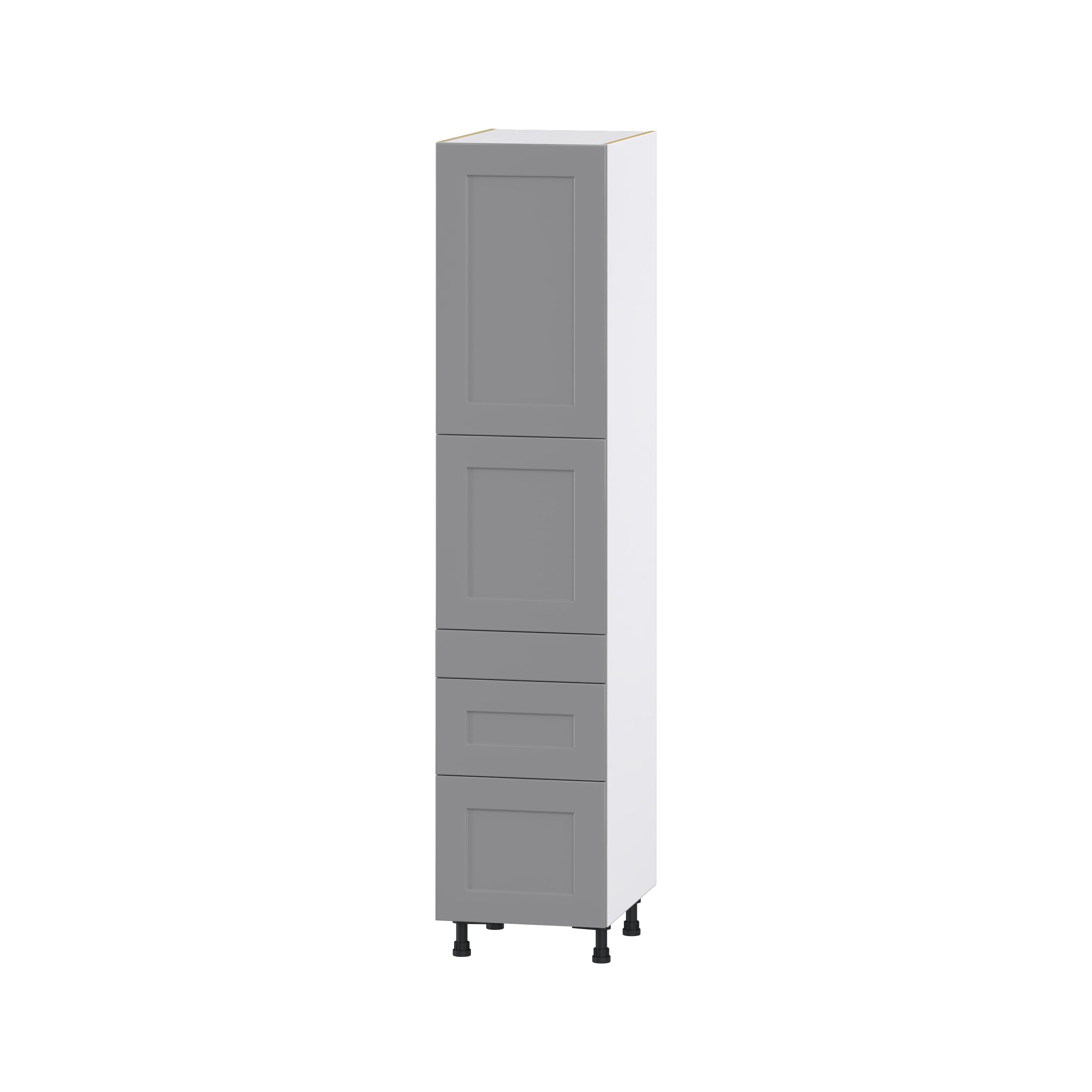 Hugo&Borg Beaumont 18-in W x 84.5-in H x 24-in D Slate Gray 3-Drawers ...
