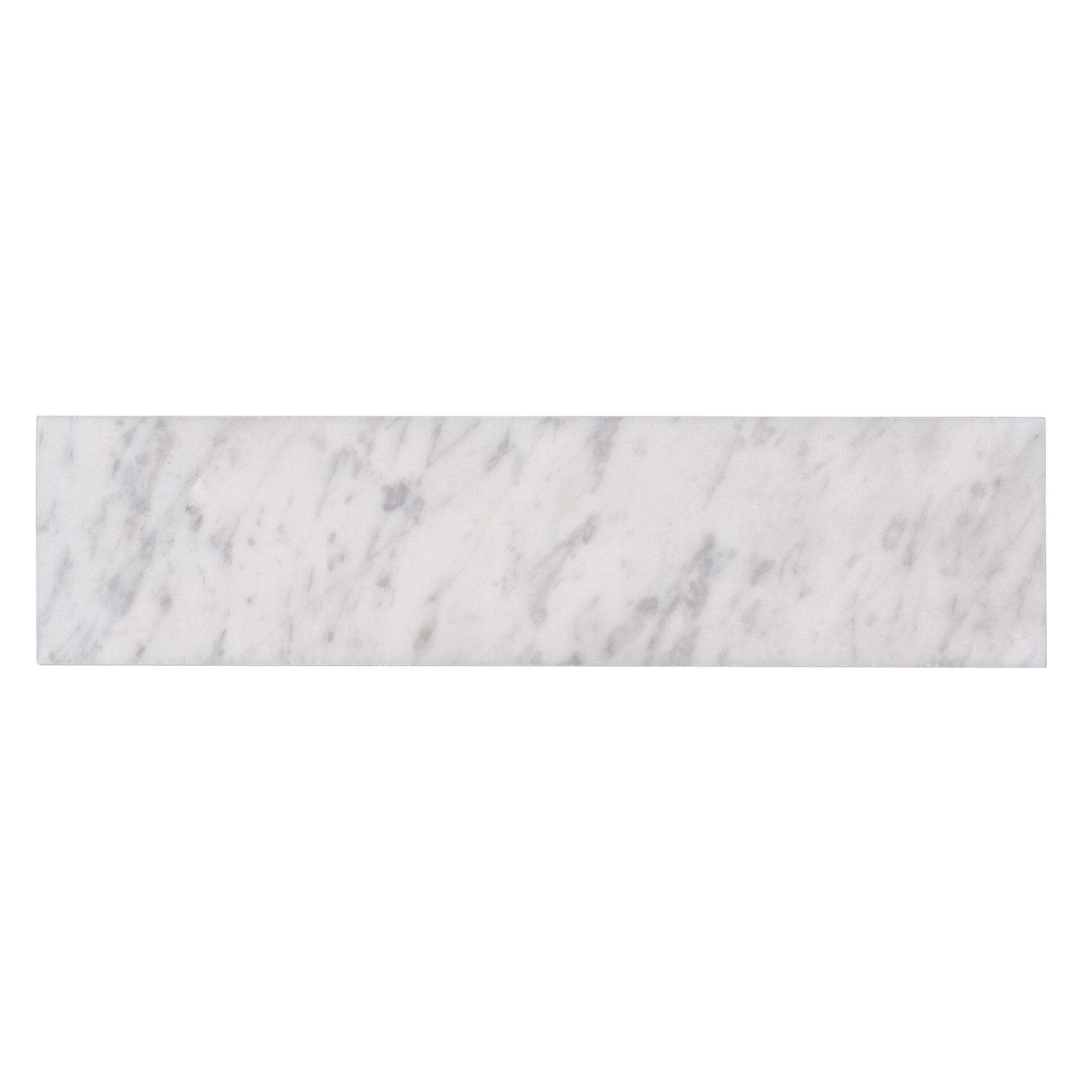 Apollo Tile Grandis Gray 4-in x 16-in Honed Natural Stone Marble Subwa ...
