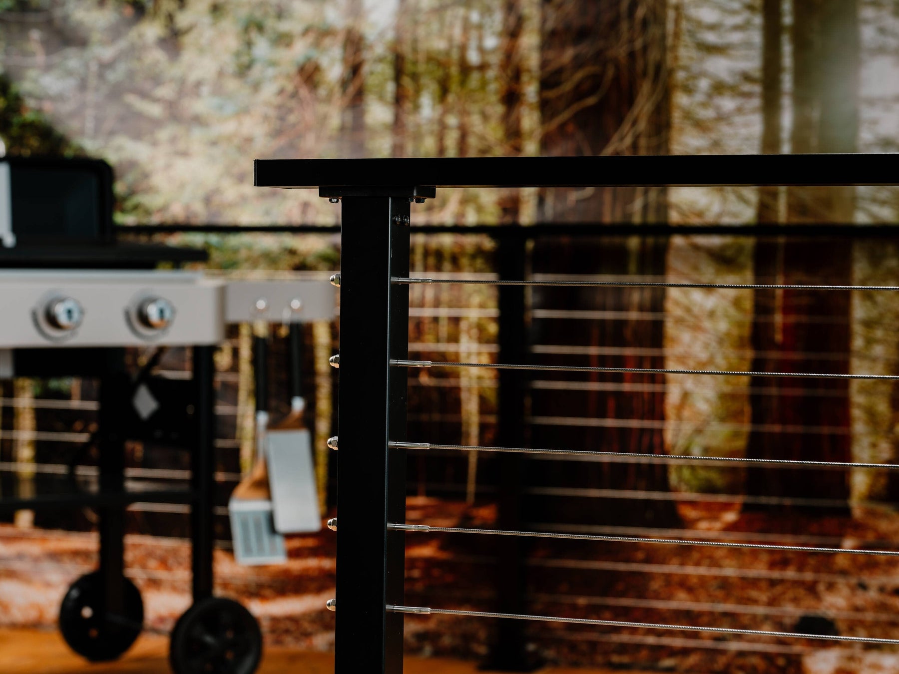 CityPost Deck Mount Bronze Steel Deck Cable Rail Kit – PROARB