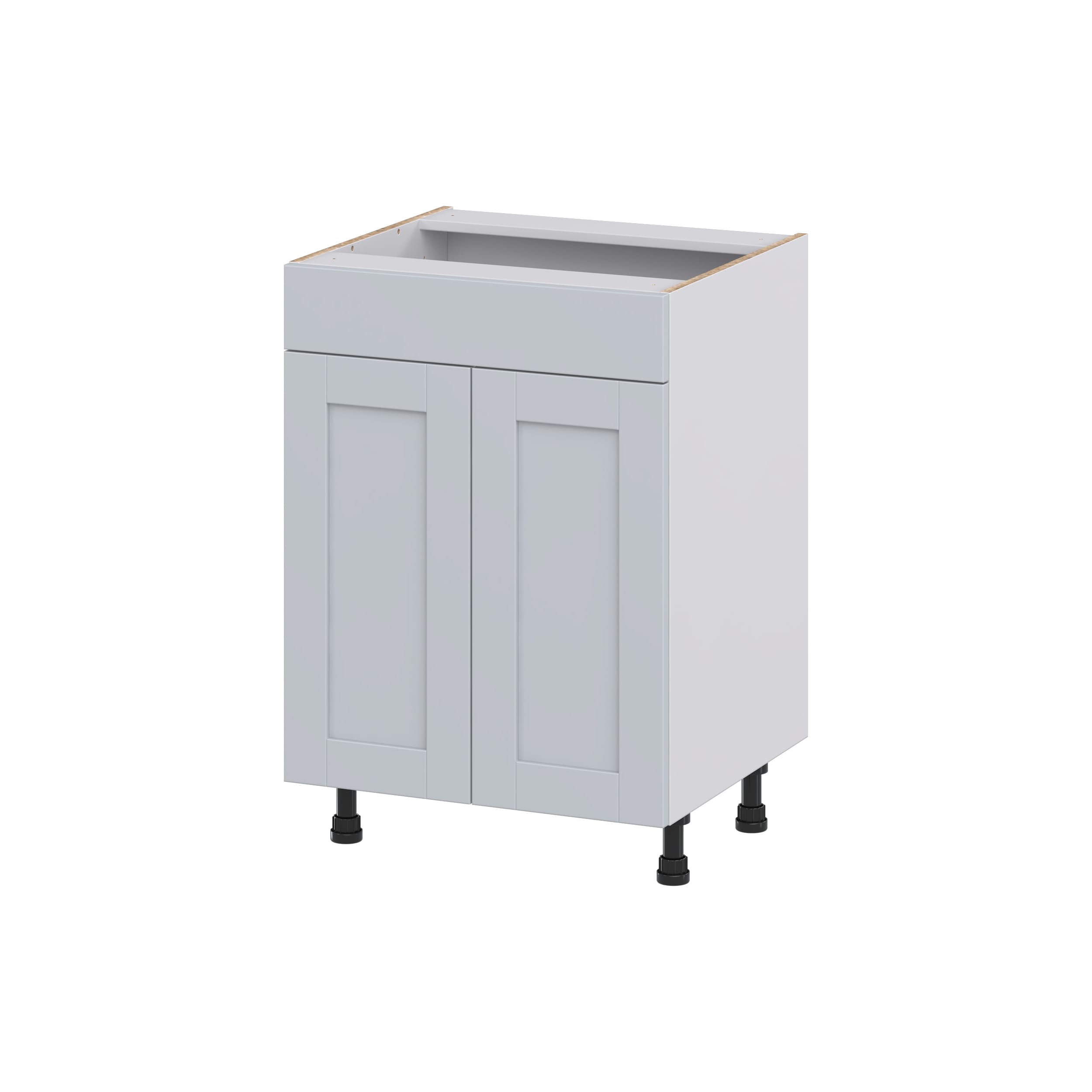 Hugo&Borg Charlesberg 24-in W x 34.5-in H x 21-in D Gray Sink Base Ful ...