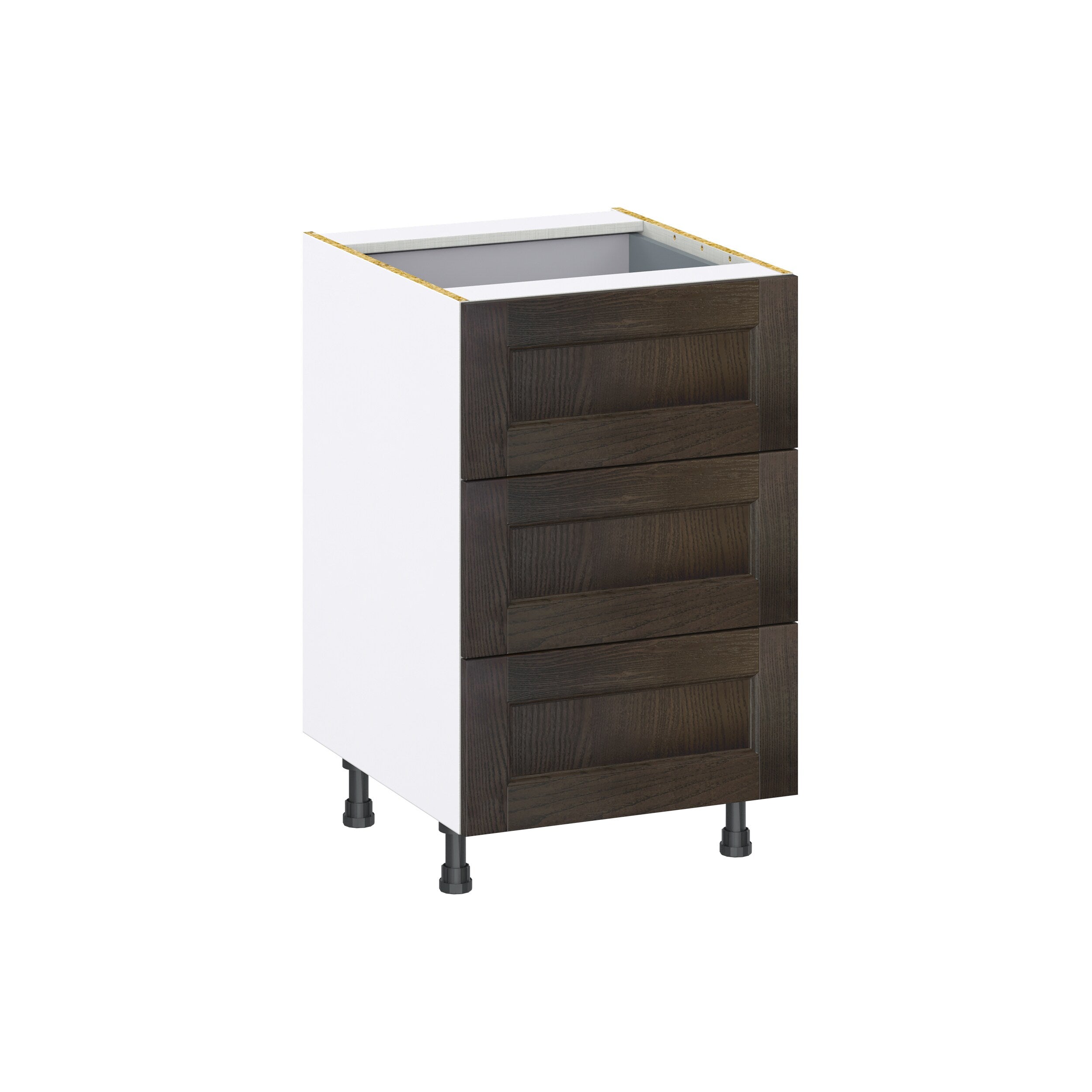 Hugo&Borg Montclaire 21-in W x 34.5-in H x 24-in D Wood 4-Drawer Base ...