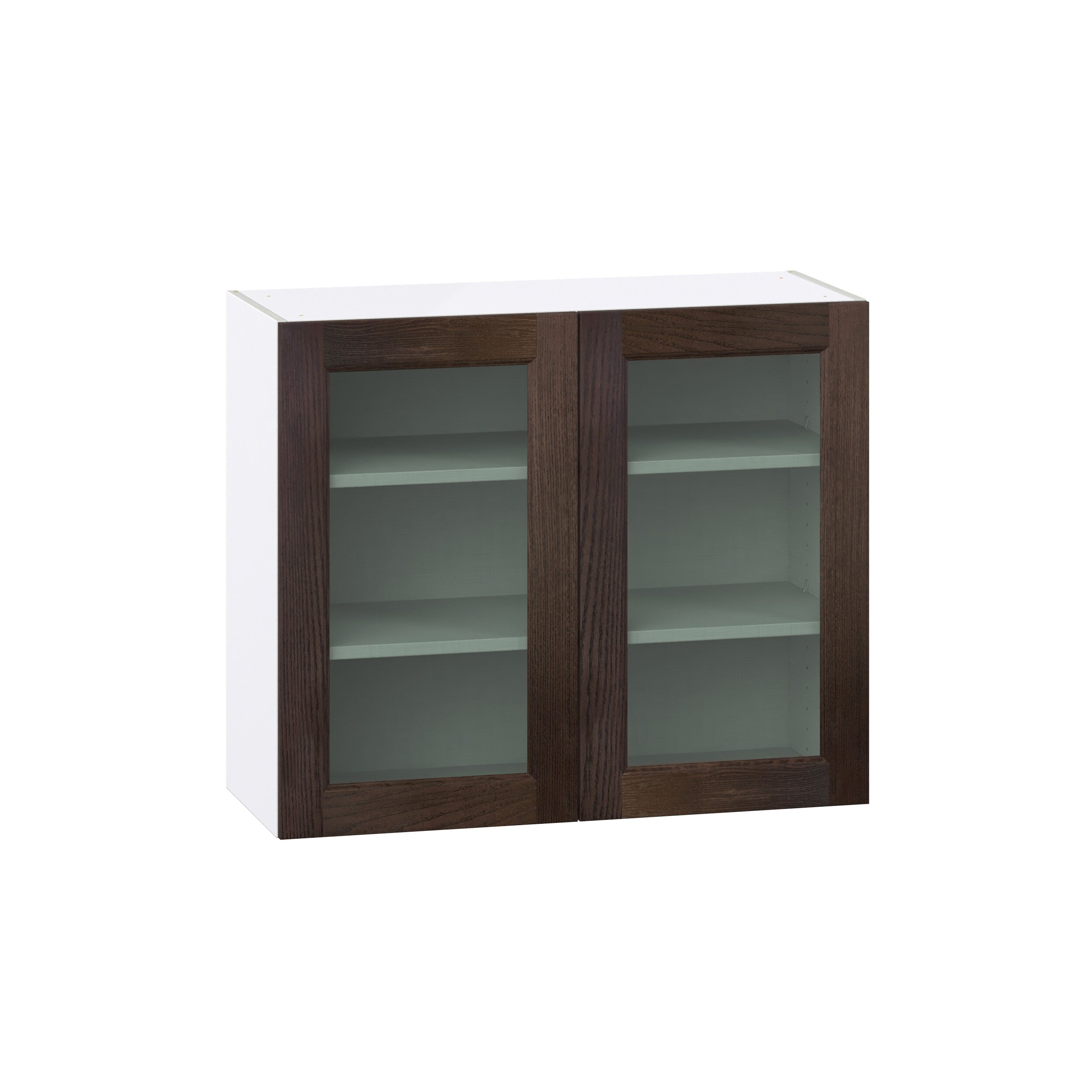 Hugo&Borg Montclaire 36-in W x 30-in H x 14-in D Wood Wall Fully Assem ...