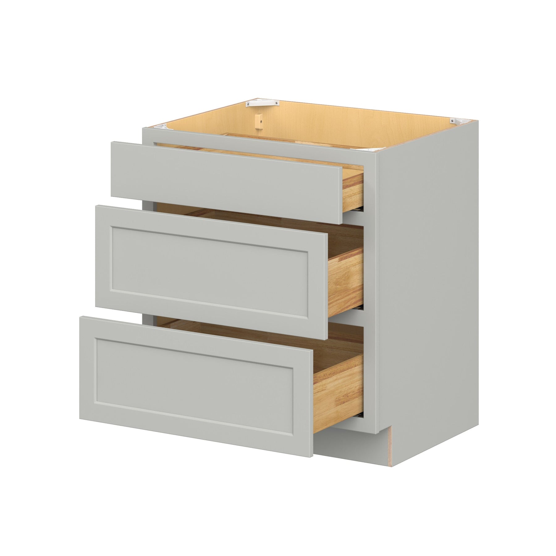 Hugo&Borg PRO Jasper 30-in W x 34.5-in H x 24-in D Whisper Gray 3-Draw – PROARB