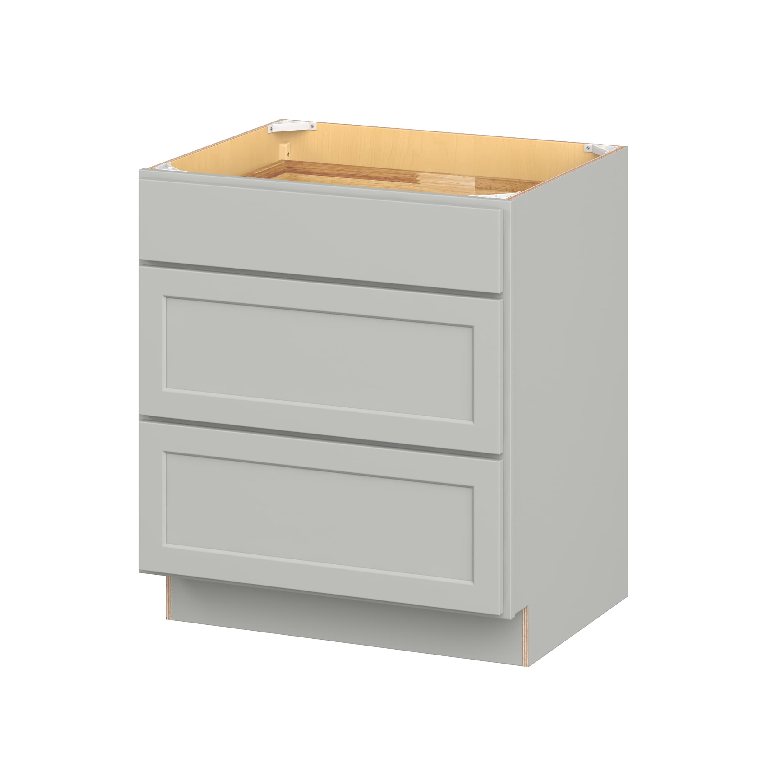 Hugo&Borg PRO Jasper 30-in W x 34.5-in H x 24-in D Whisper Gray 3-Draw ...
