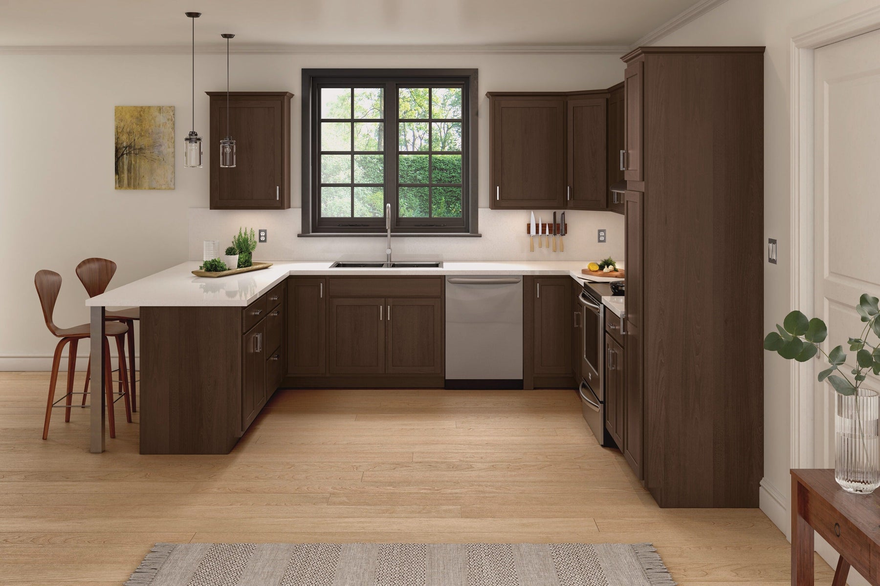 Diamond Express Jamestown 30-in W x 34.5-in H x 24-in D Thatch Partial ...