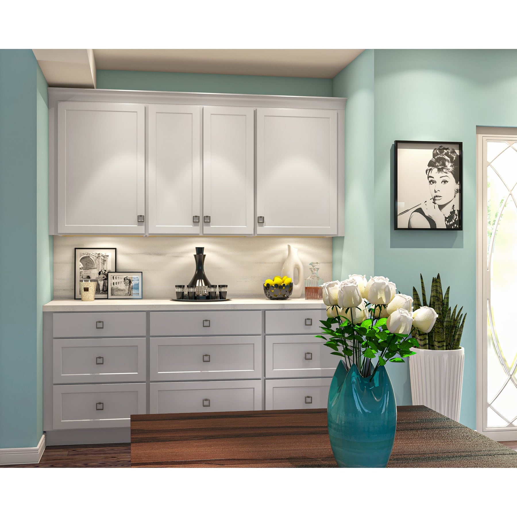 Hugo&Borg PRO Jasper 24-in W x 34.5-in H x 24-in D Whisper Gray 1-Draw – PROARB