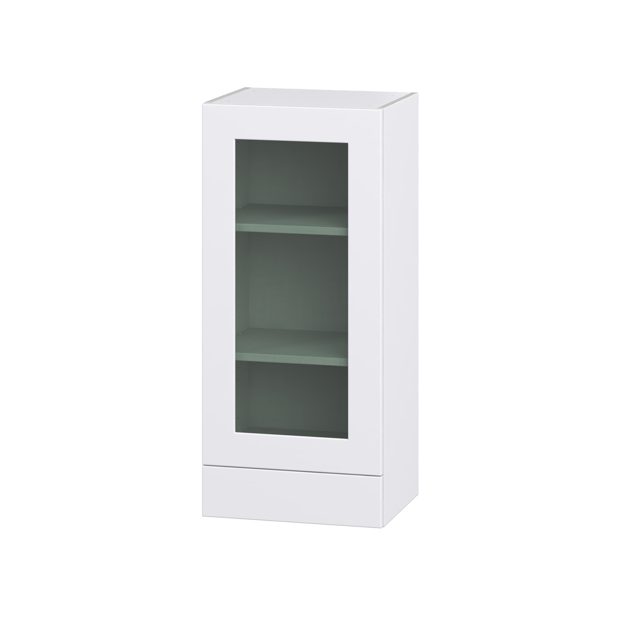 Hugo&Borg Jolie 18-in W x 40-in H x 14-in D Warm White 1-Drawer Wall F ...