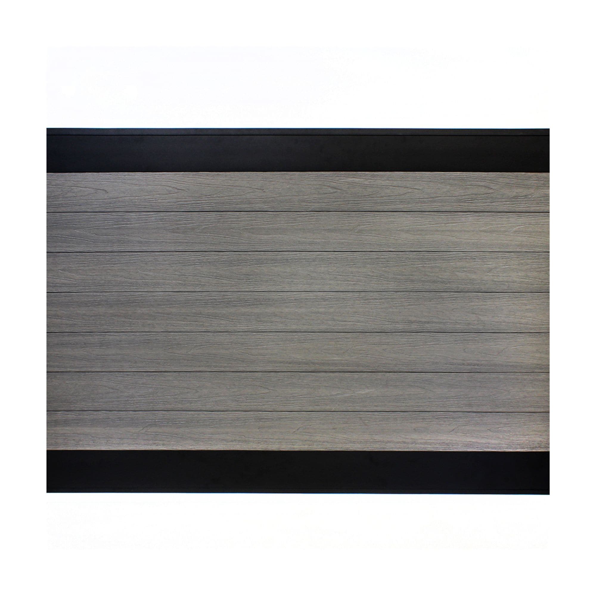 Infinity Euro 4-ft H x 6-ft W Black Top- Oxford Grey Privacy Composite ...