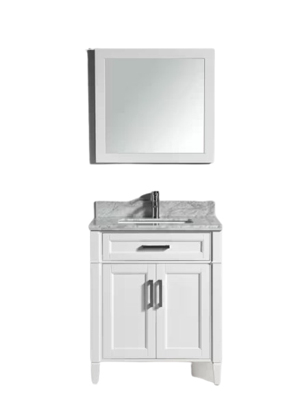 allen + roth Rian 48-in Sea Green Undermount Single Sink Bathroom Vani ...