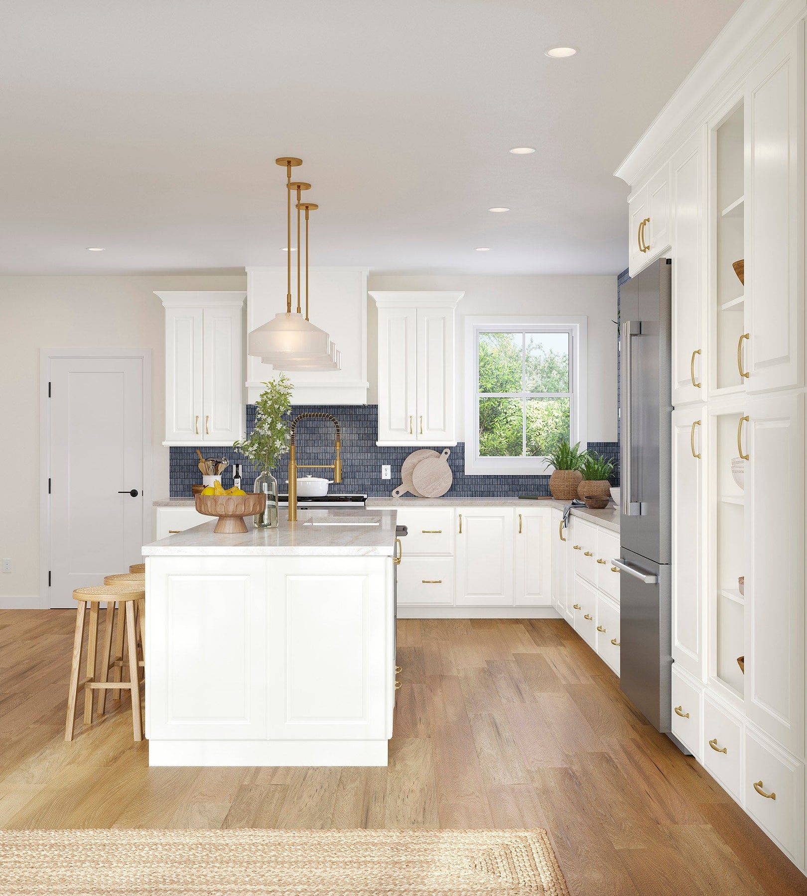 allen + roth Tilson 36-in W x 34.5-in H x 24-in D Linen L-shaped Corne ...