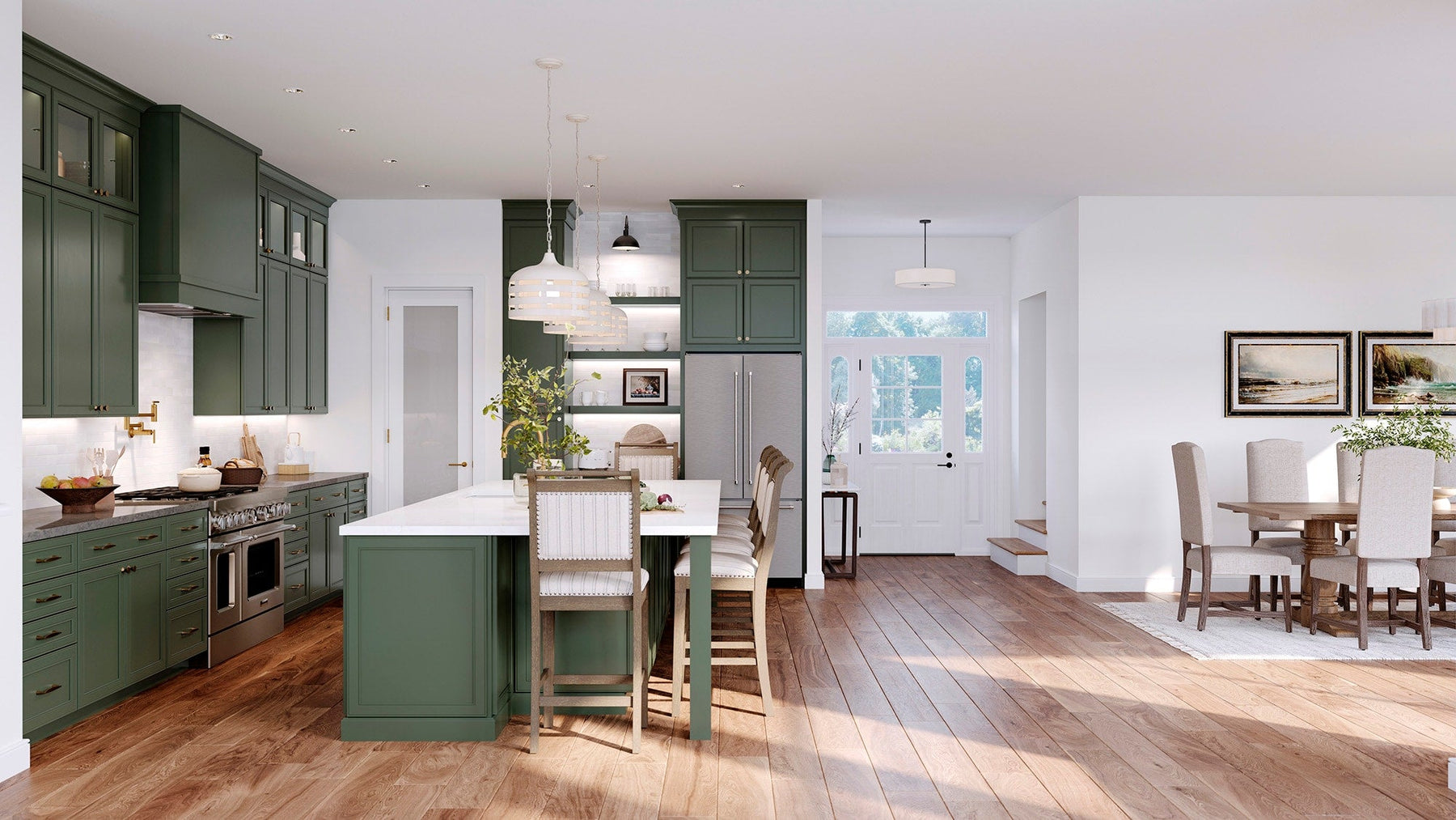 allen + roth Heathrow 24-in W x 30.125-in H x 12-in D Sage Blind Corne ...