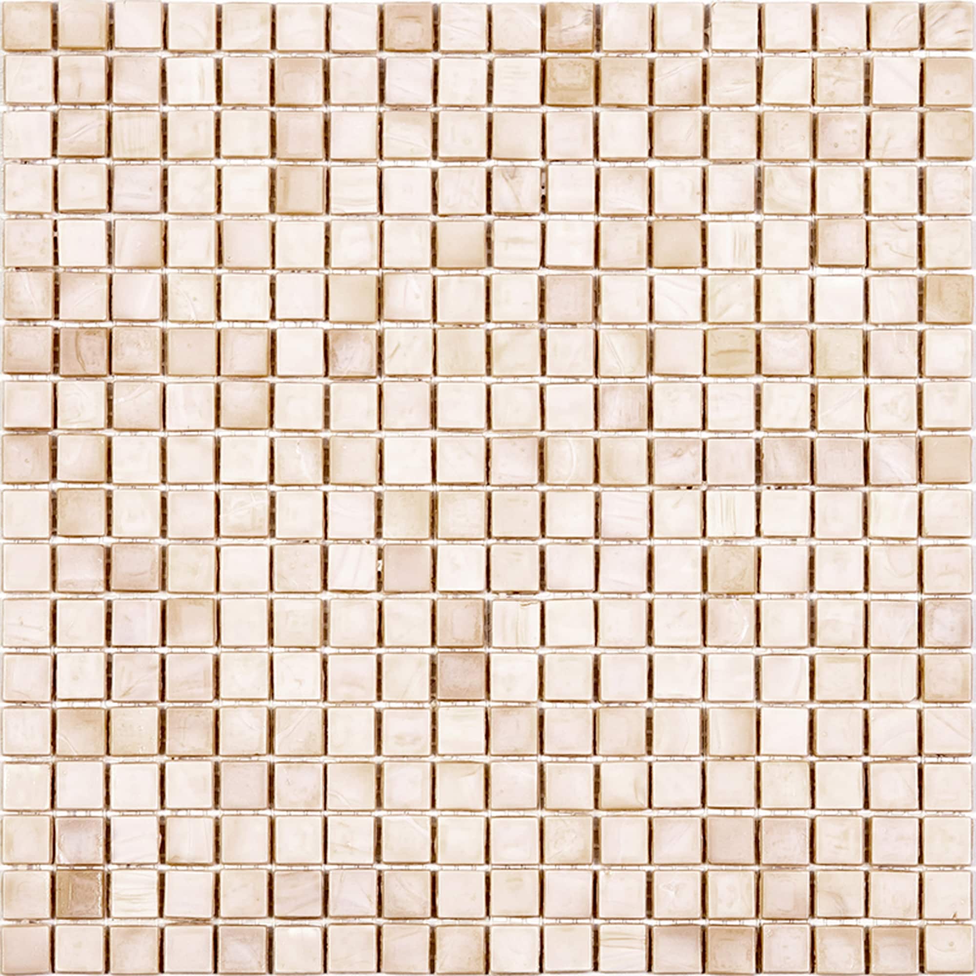 Apollo Tile Skosh Shimmer Beige 11-1/2-in x 11-1/2-in Glossy Glass Uni ...