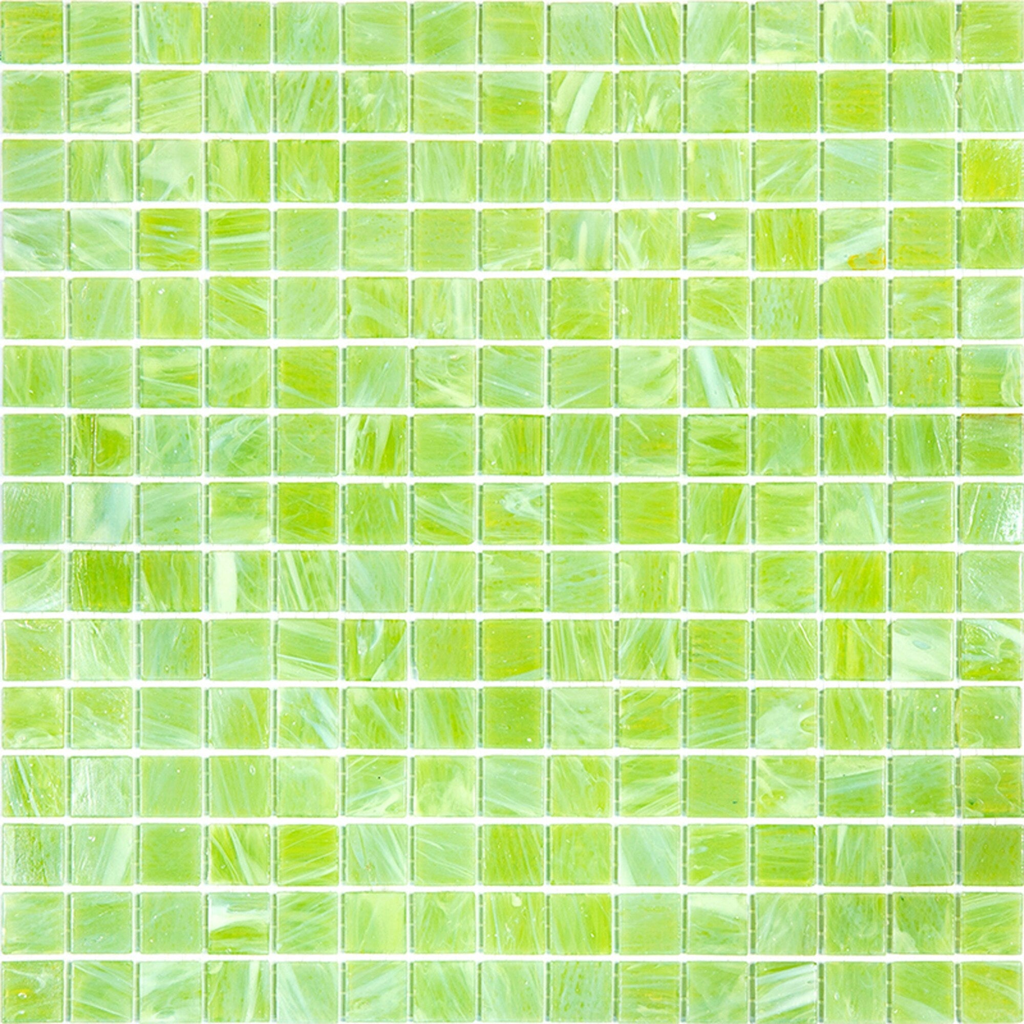 Apollo Tile Celestial Green Lizard 12-in x 12-in Glossy Glass Uniform ...